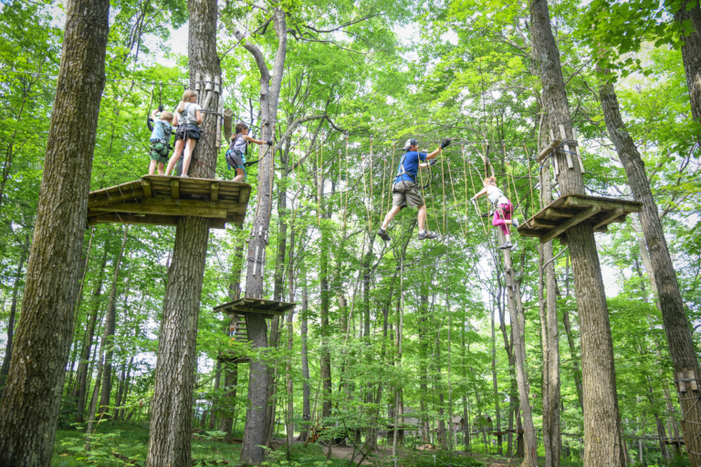 Aerial Adventure Park at Bristol Mountain | Climb, Zip & Explore Outdoors