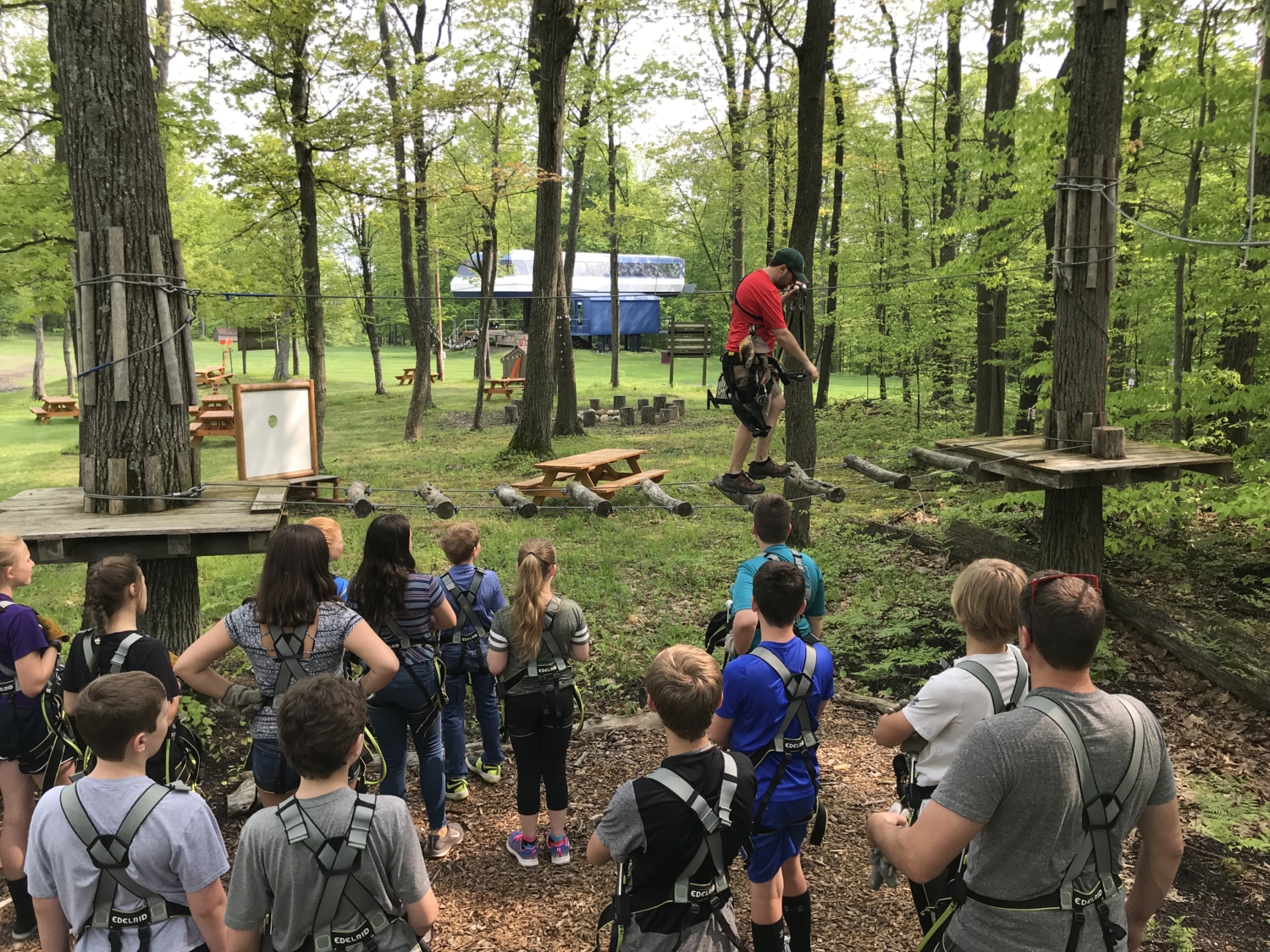Group Adventures & Team Building at Bristol Mt Aerial Adventures